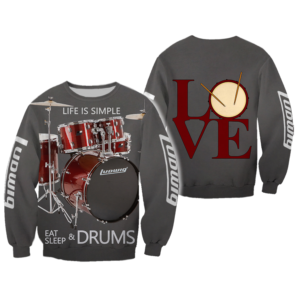 Drums 3D All Over Printed Clothes qs090421 – ChikePOD