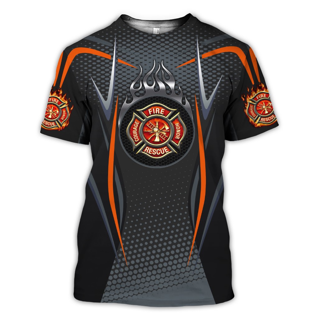 Personalized Name Firefighter 3D All Over Printed Clothes CM682 – ChikePOD