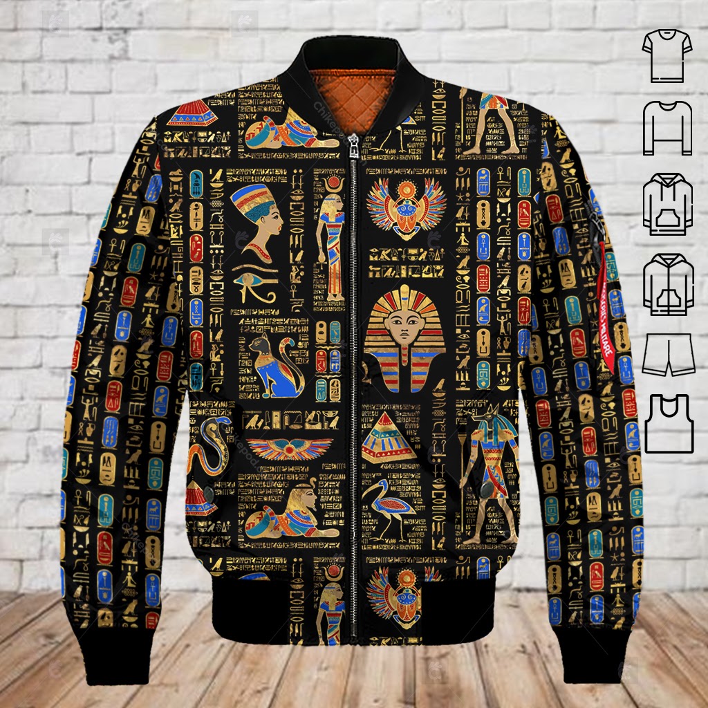 Egyptian Hieroglyphs And Symbols 3D All Over Printed Clothes NC441 ...
