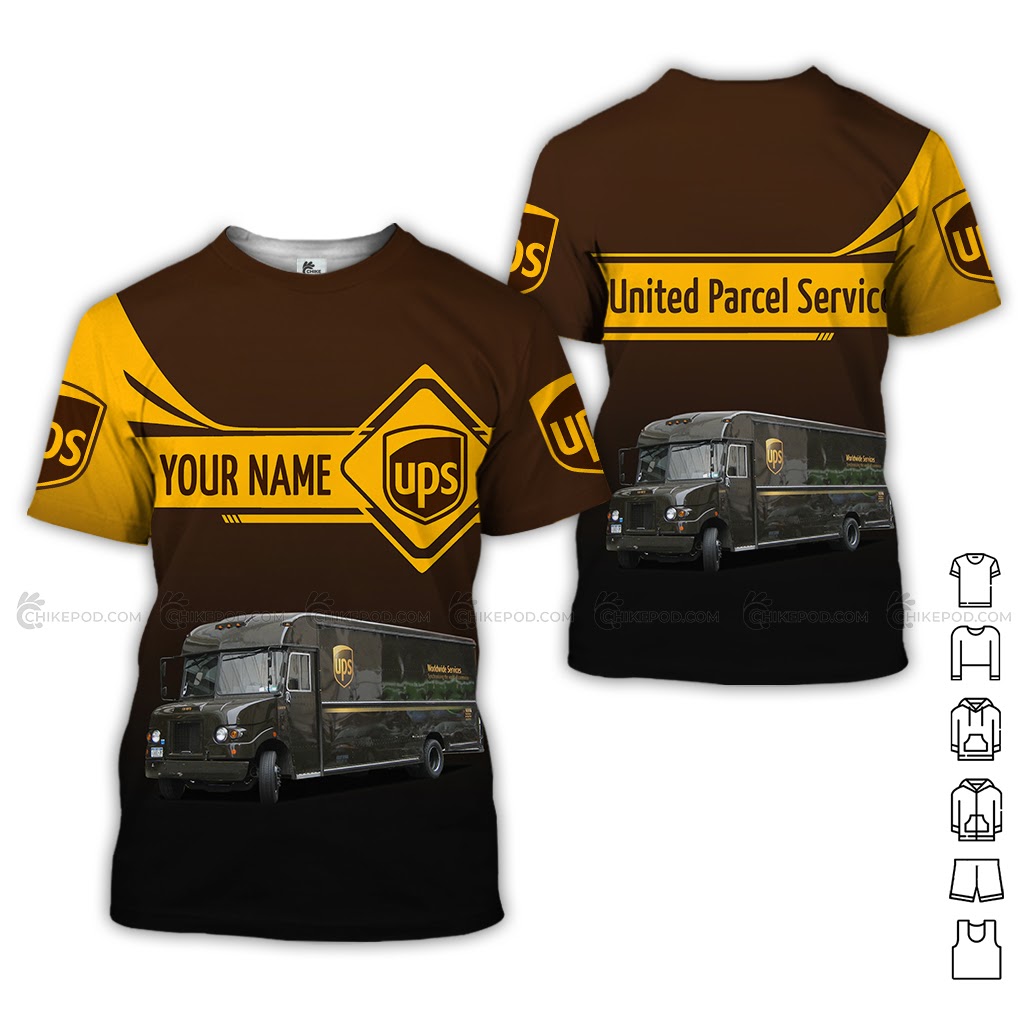 UPS 3D All Over Printed Clothes NC534 – ChikePOD