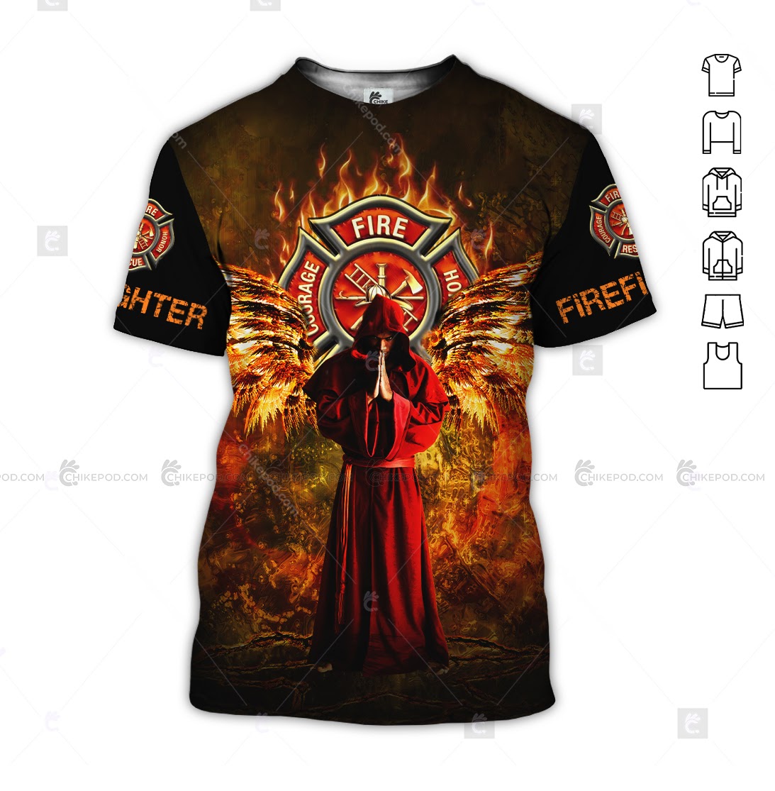 Firefighter 3D All Over Printed Clothes BC057 – ChikePOD