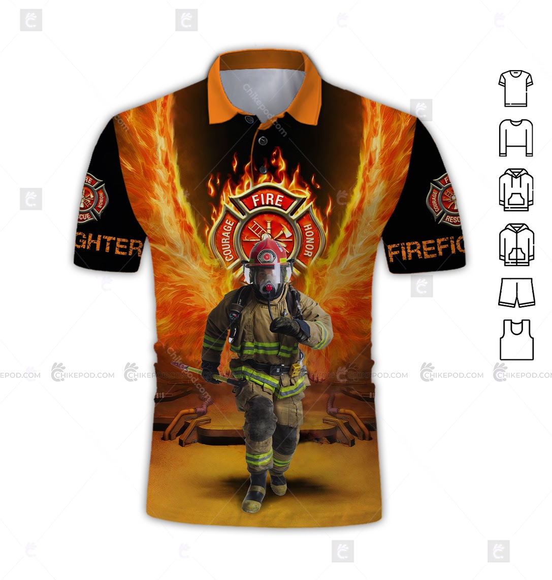 Firefighter 3D All Over Printed Clothes NT368 – ChikePOD
