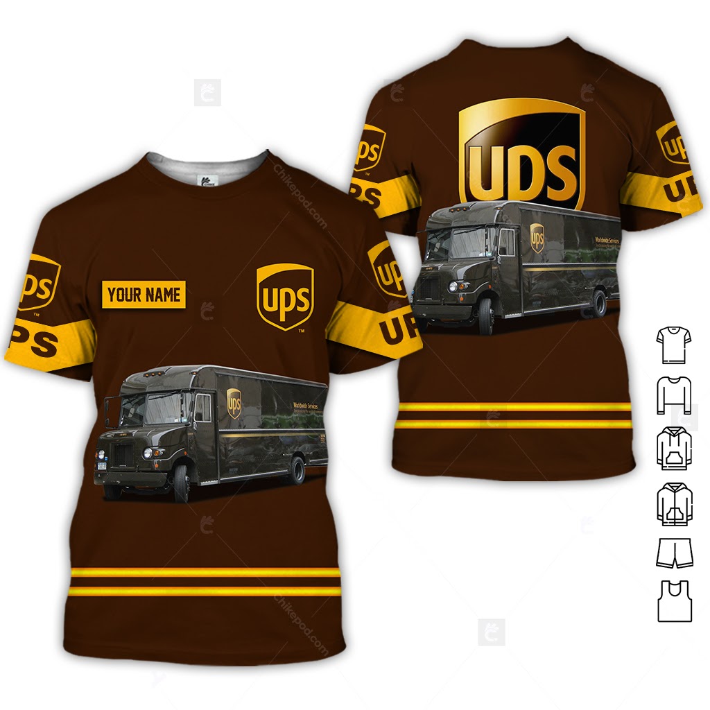 UPS 3D All Over Printed Clothes TS155 – ChikePOD