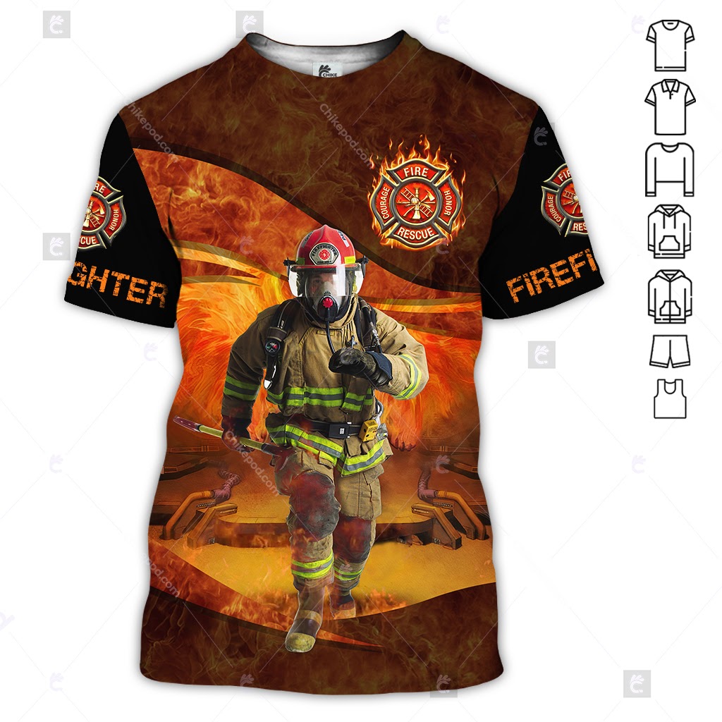 Firefighter 3D All Over Printed Clothes BC823 – ChikePOD