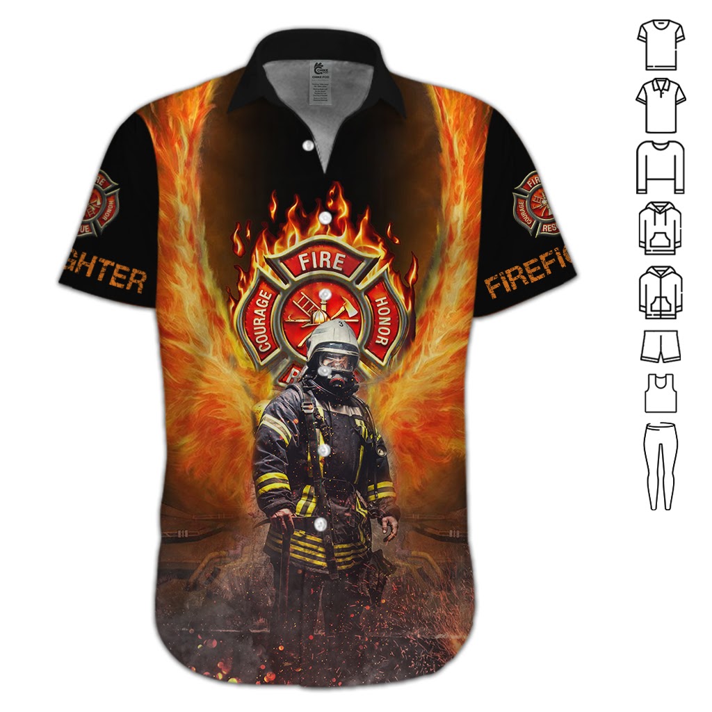 Firefighter 3D All Over Printed Clothes TS408 – ChikePOD