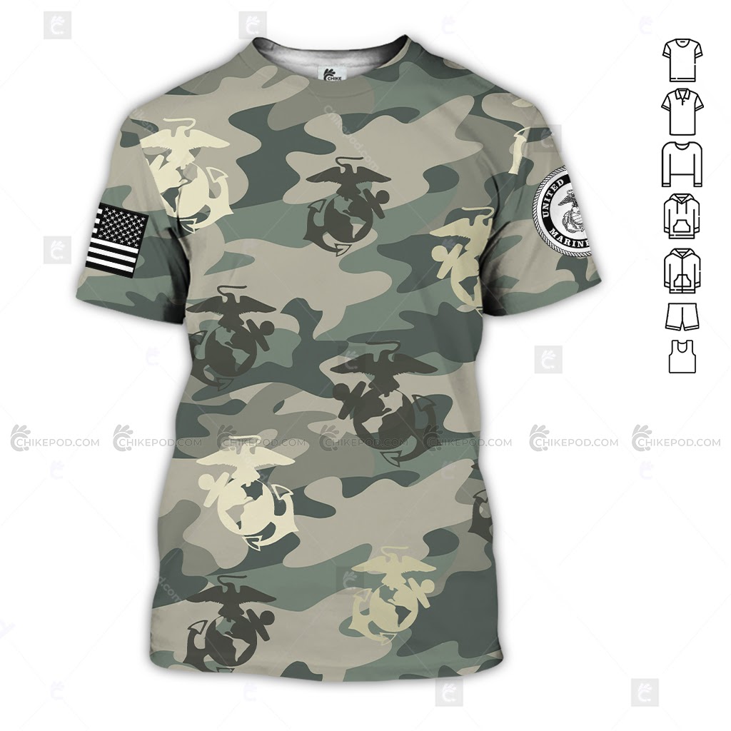 US Veteran 3D All Over Printed Clothes BC393 – ChikePOD