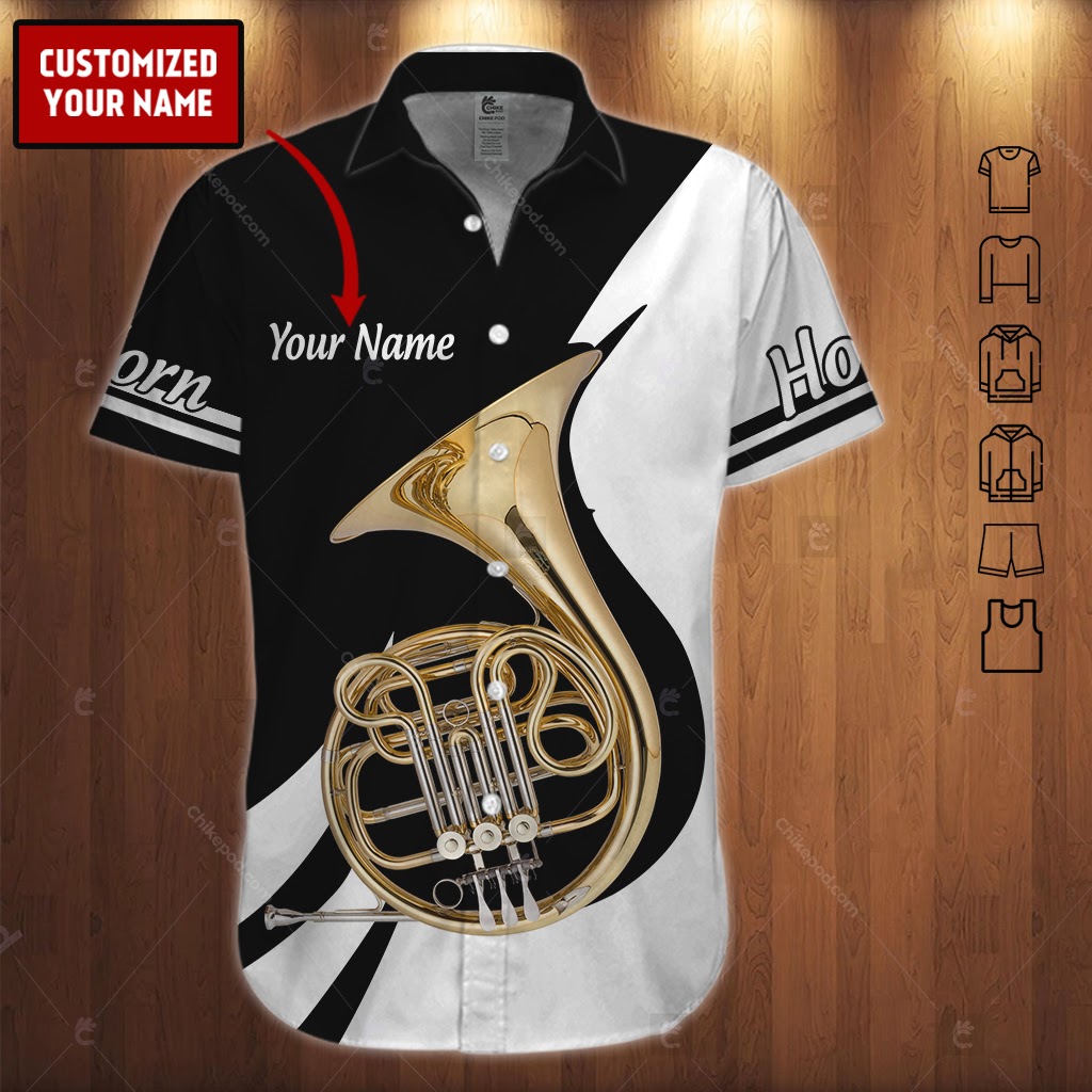 Personalized Name French Horn Jazz 3D All Over Printed Clothes NC920 ...