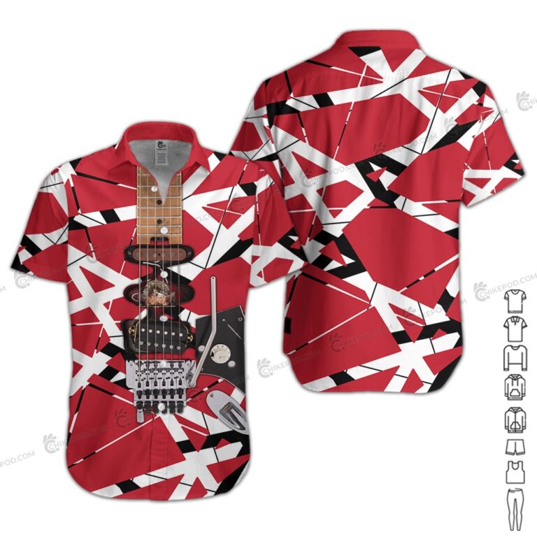 Eddie Van Halen Guitar All Over Printed Clothes NT698 – ChikePOD
