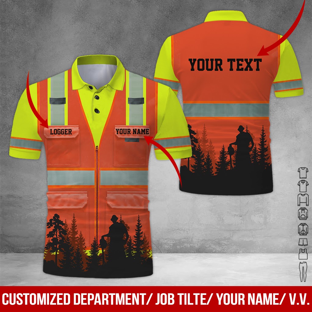 Customized Logger Safety All Over Printed Clothes AV164 – ChikePOD