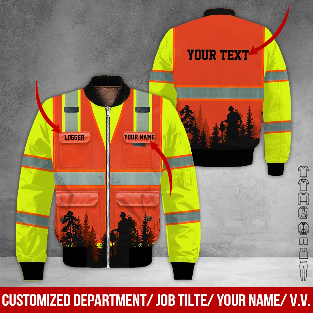 Customized Logger Safety All Over Printed Clothes AV164 – ChikePOD